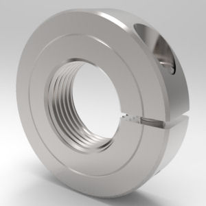 Part Number 4S004, UNF/UNC Threaded One-Piece Split Clamp-Type Shaft ...